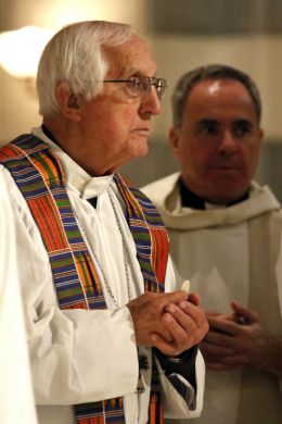 More than 800 people packed the Church of St. Francis Xavier to cheer ...