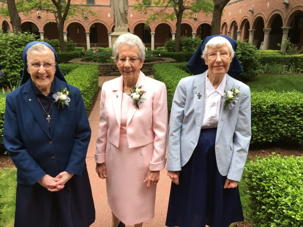 Sister Mary Cecilia Vallee (left) and Sister Mary Caritas Geary are ...