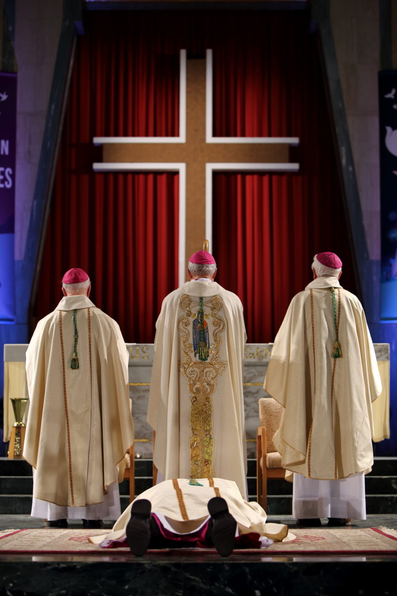 Auxiliary Bishop Pierre-Olivier Tremblay of Trois-Rivieres lies ...