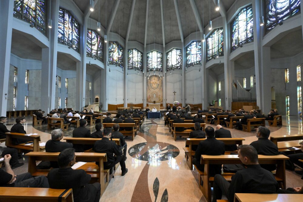 Pope Francis meets with priests ministering in the Diocese of Rome who ...
